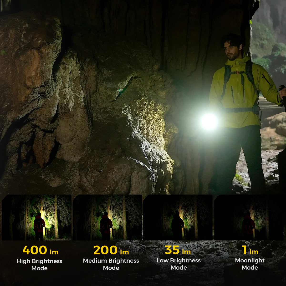 Flextail - ZERO FLASHLIGHT 1200 - Ultra Light & Bright EDC Outdoor Fla ...