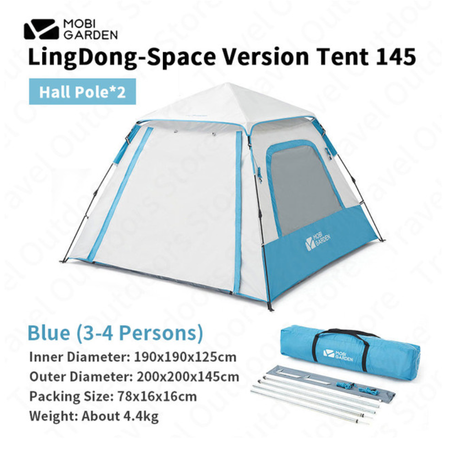 Automatic Tent 3-4 – Qcamp Kuwait Official store